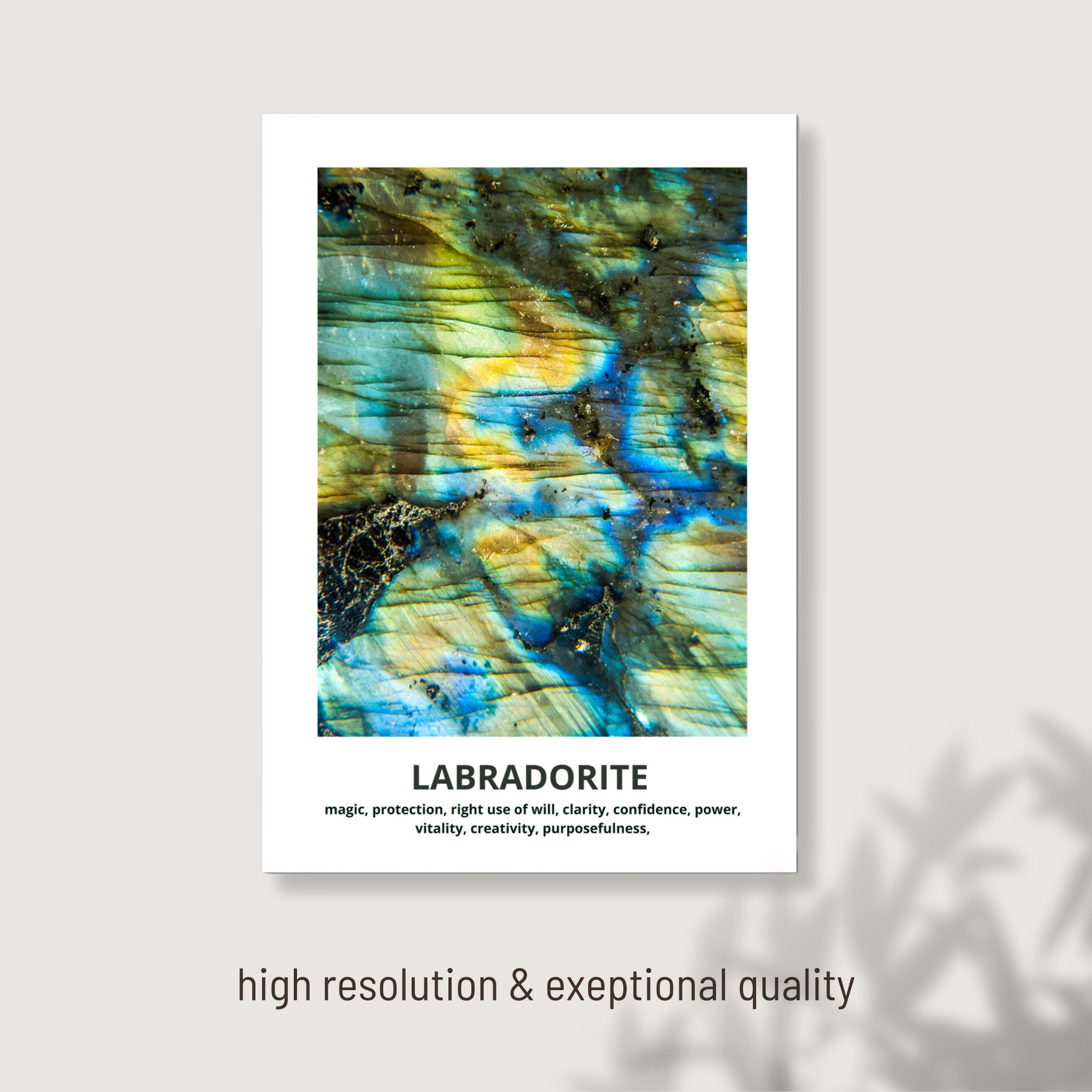 Printable Minerals Closeup Photograph, Crystals Gemstones Art Print ...