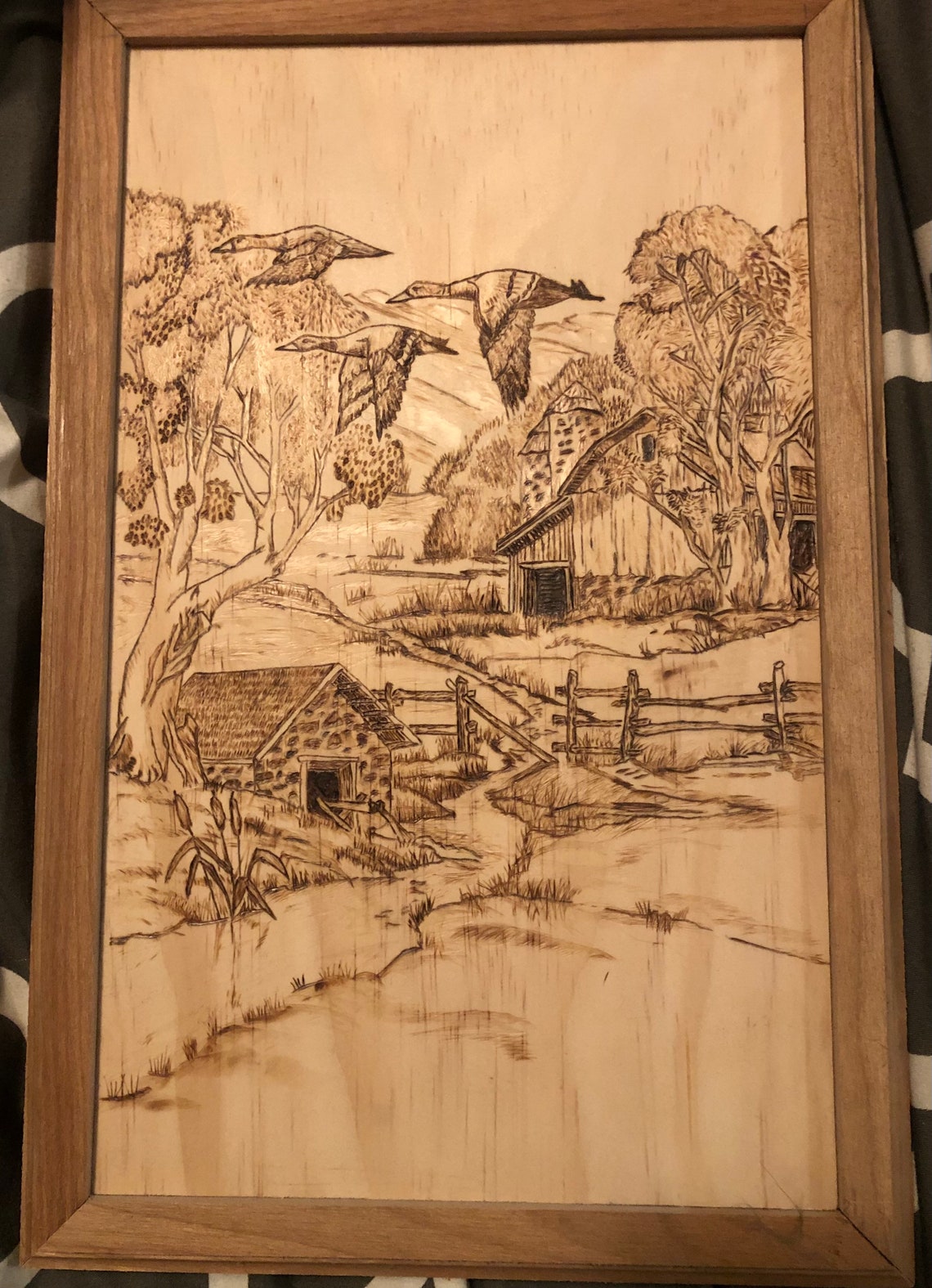 Pyrography Art. Fly Away Home. - Etsy