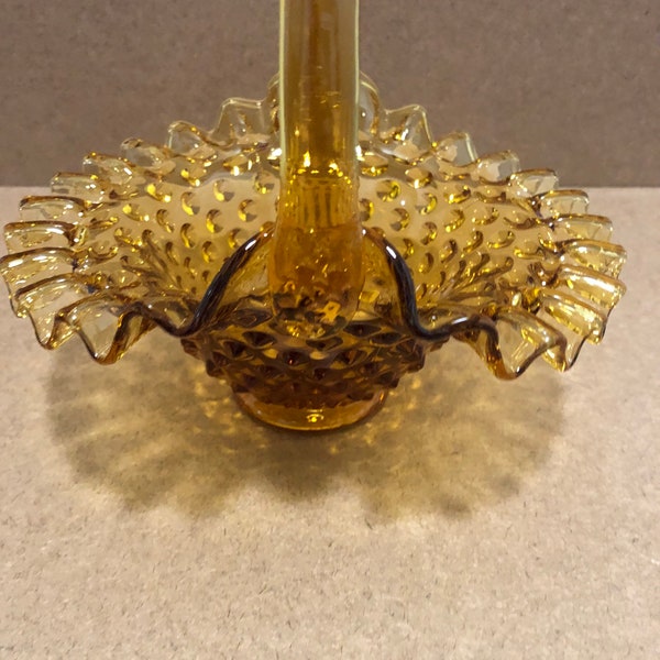 Fenton Amber Basket - Etsy