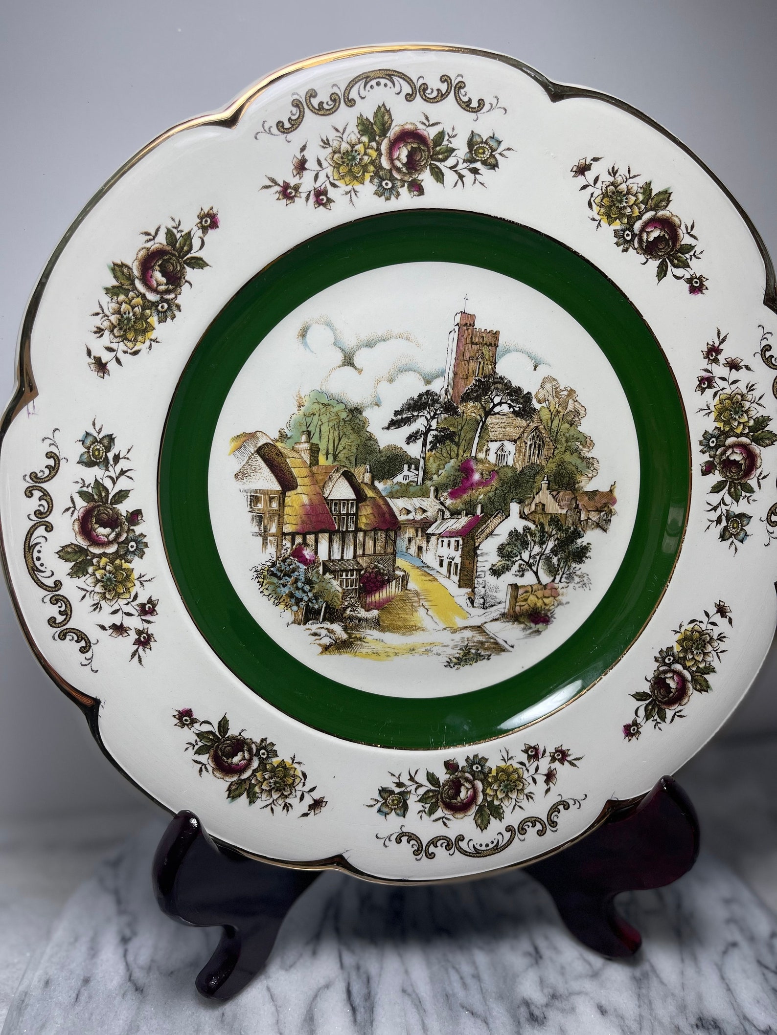 Ascot Service Plate by Wood and Son England Wall Decorative Plate - Etsy