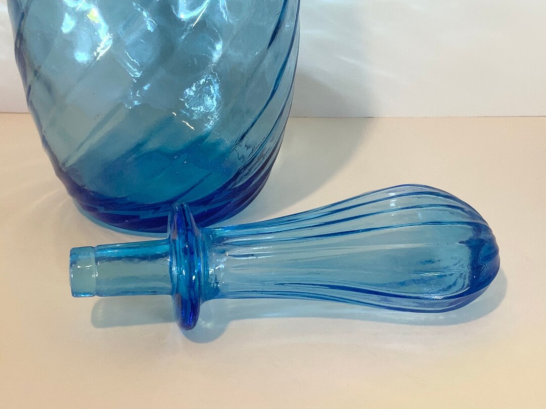 Large Blue Vase Beautiful Accent Piece - Etsy