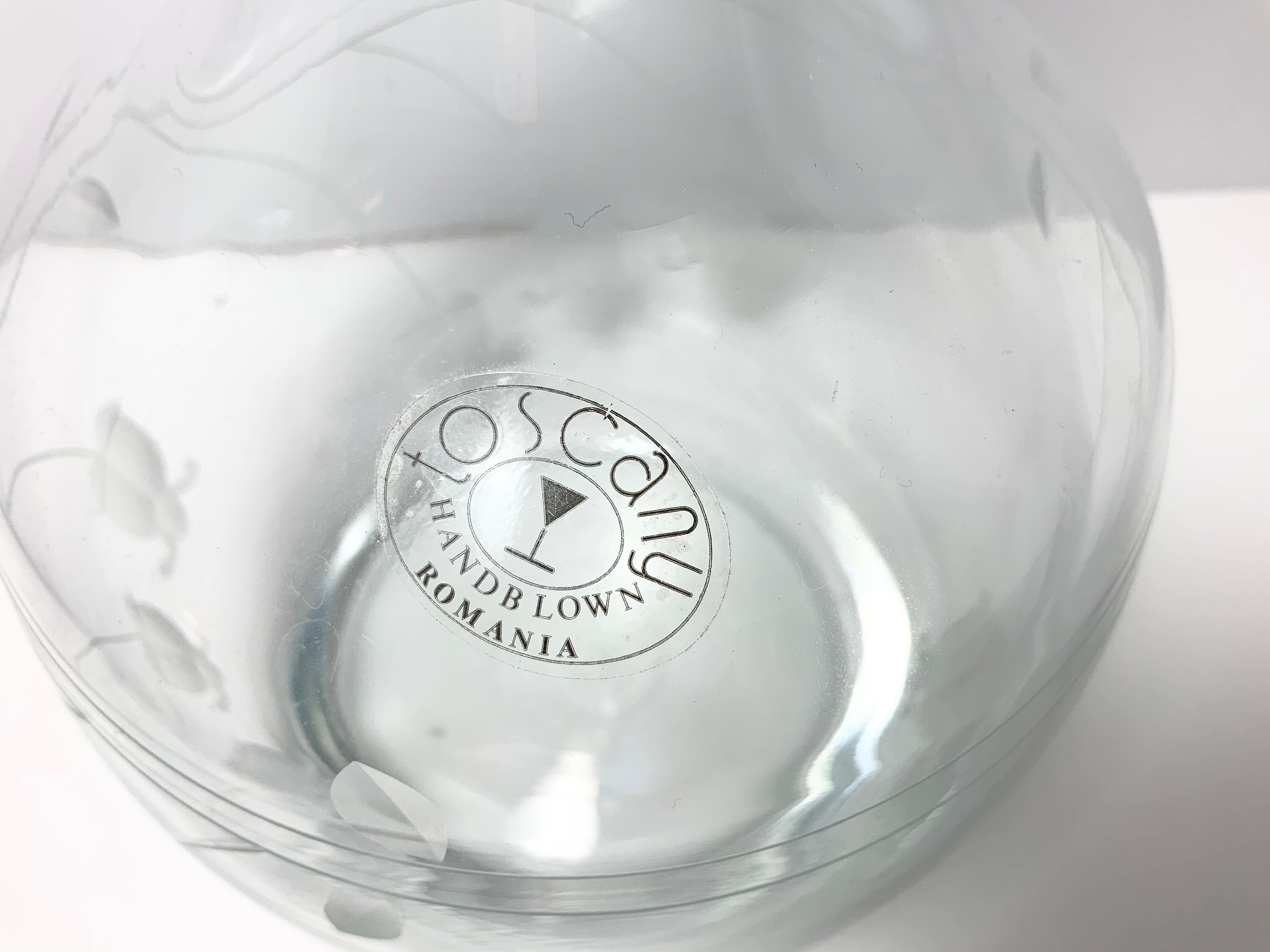 Toscany Hand Blown Glass Romania Glass Decanter Water Juice Wine - Etsy