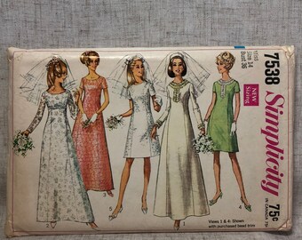 Simplicity Wedding Dress Pattern - Etsy