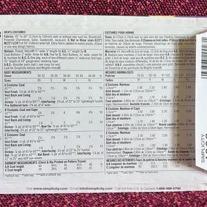 Men’s Victorian, Steampunk Costume Sizes M, Lg, XL Chest 38 to 48 ...