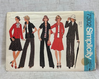 1970’s Mini Dress or Tunic Size 7/8 Bust 29 Simplicity 5629 Vintage ...