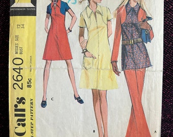 1980s Factory Folded Size Small 10-12 Bust 32.5-34 Mccalls - Etsy