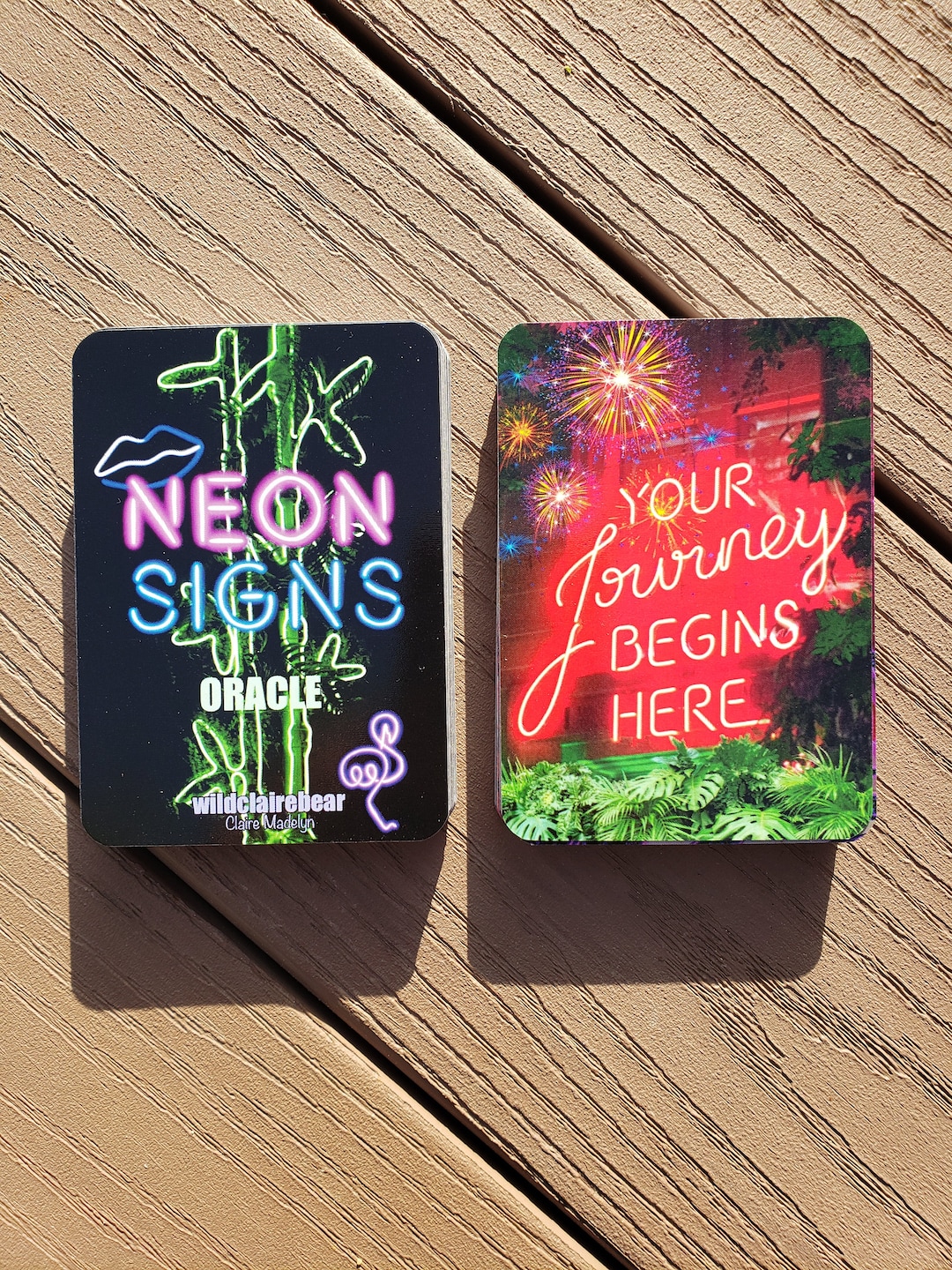 Neon Signs Oracle Deck - Etsy