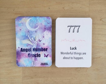 Angel Number Messages & Affirmation Oracle Deck, 53 Cards, Gold Gilded ...
