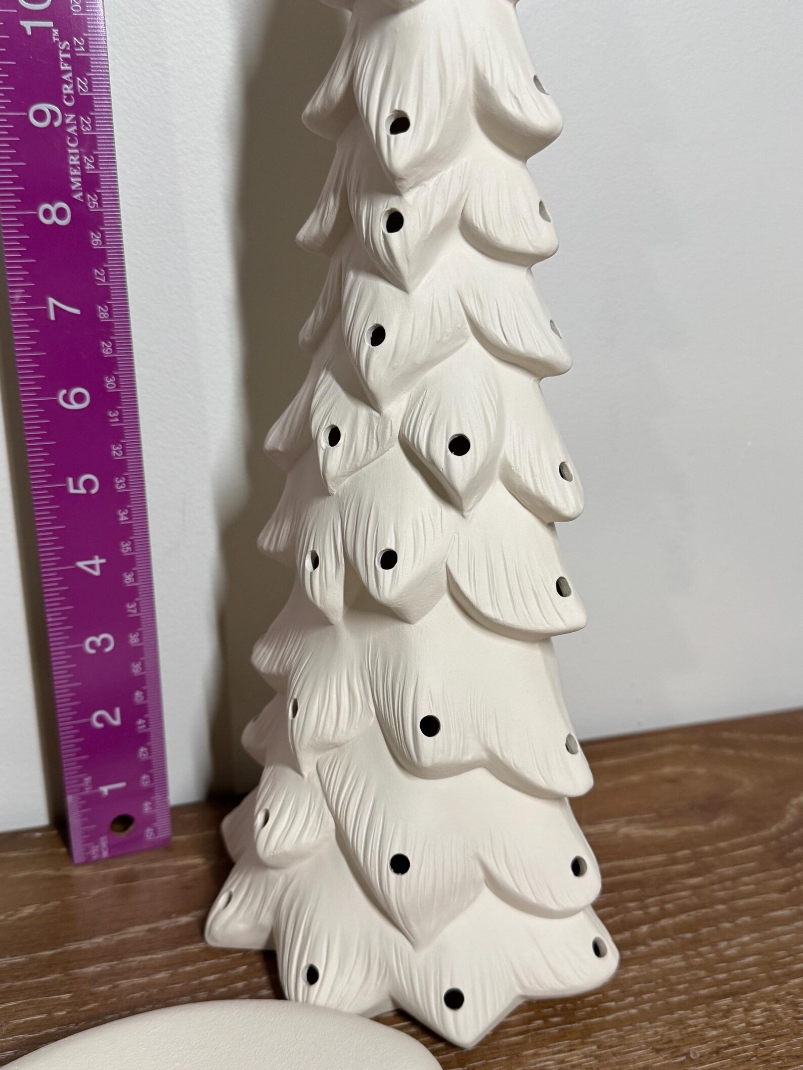 Ready to Paint Tall Wispy Pine Christmas Tree, Ceramic Bisque - Etsy