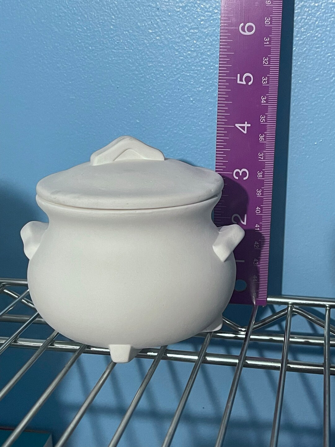 Ready to Paint Cauldron Jar, Ceramic Bisque - Etsy