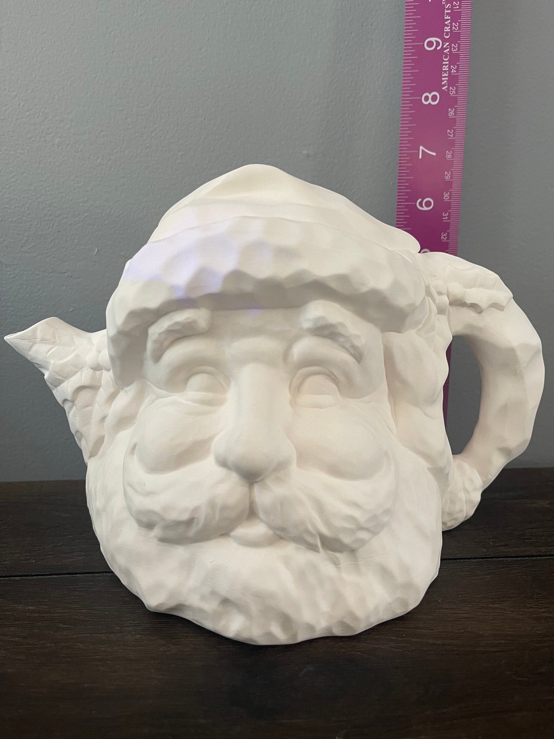 Ready to Paint Santa Teapot, Ceramic Bisque - Etsy