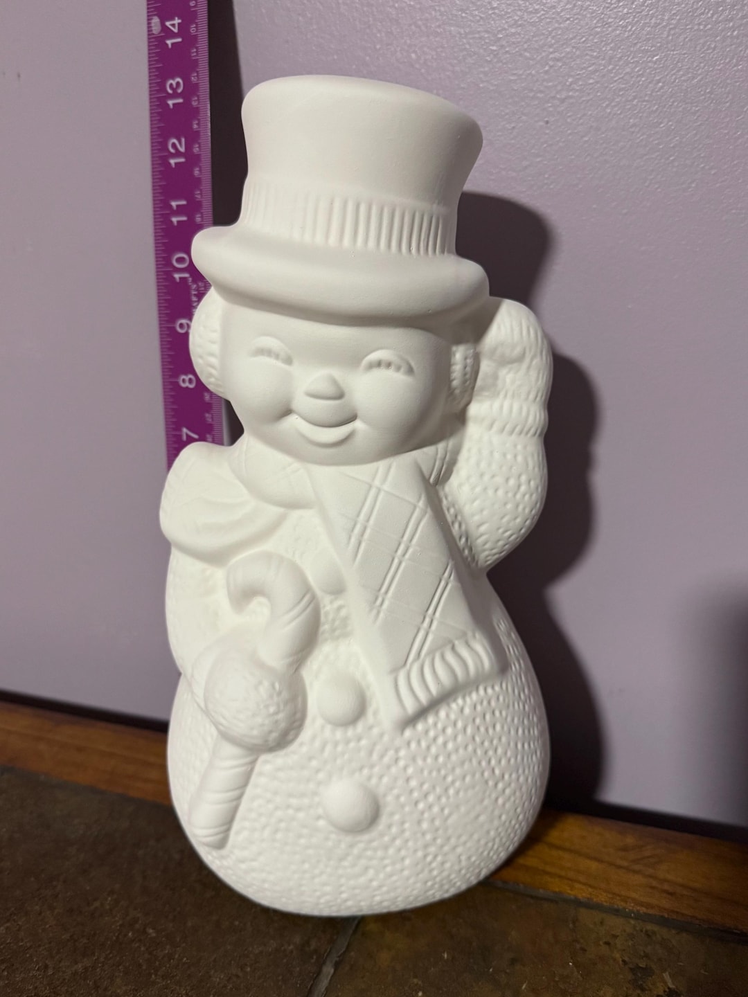 Ready to Paint Large Snowman, Ceramic Bisque - Etsy