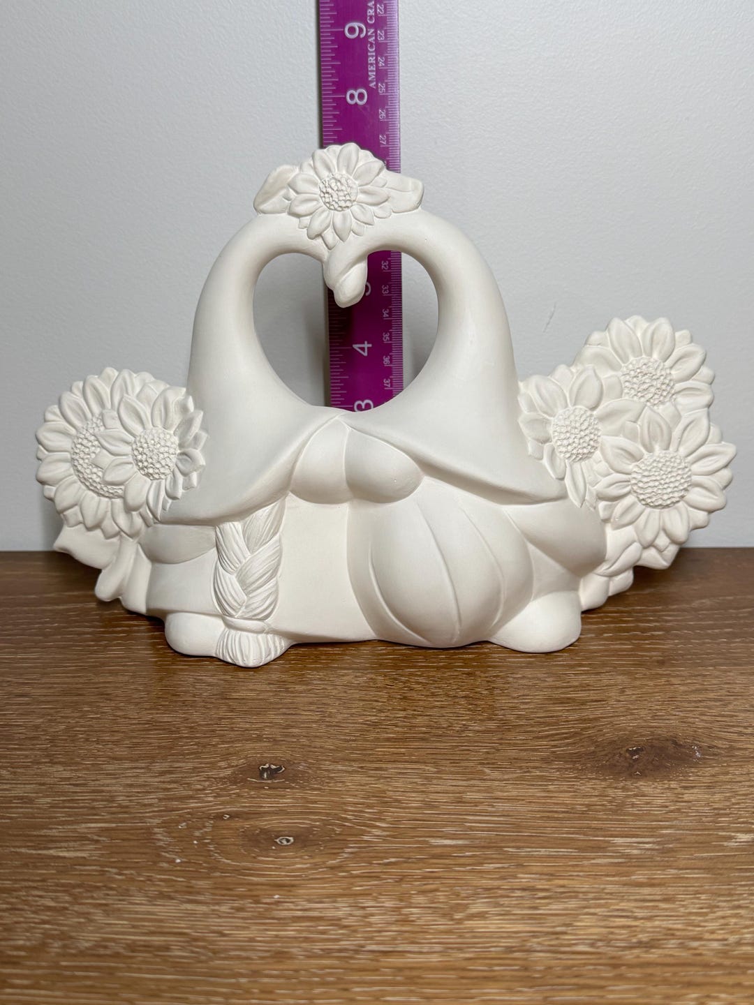 Ready to Paint Sunflower Lover Gnomes, Ceramic Bisque - Etsy