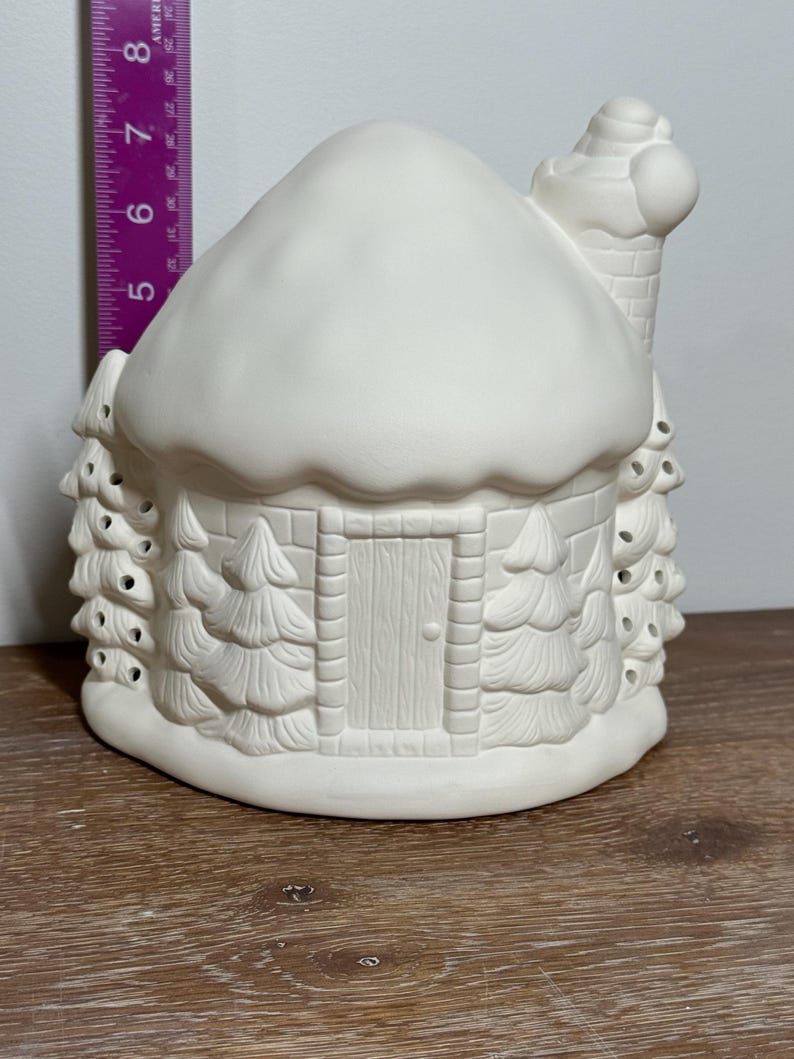 Ready to Paint Santa’s House, Ceramic Bisque - Etsy