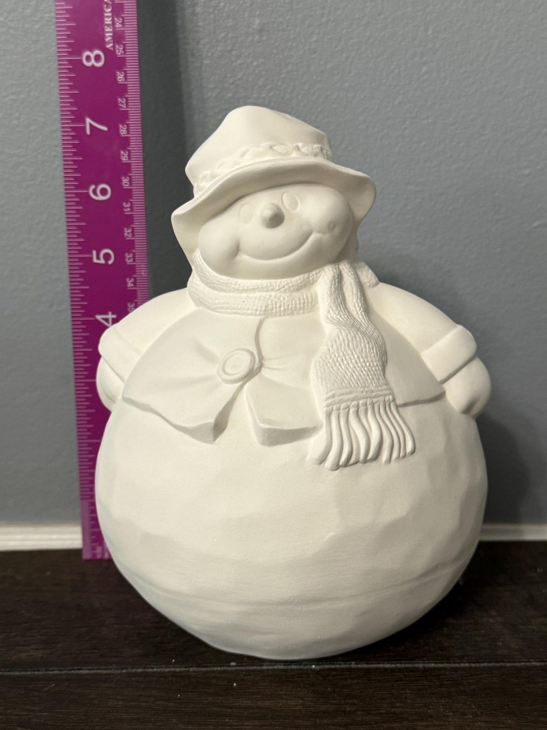 Ready to Paint Snowman, Ceramic Bisque - Etsy