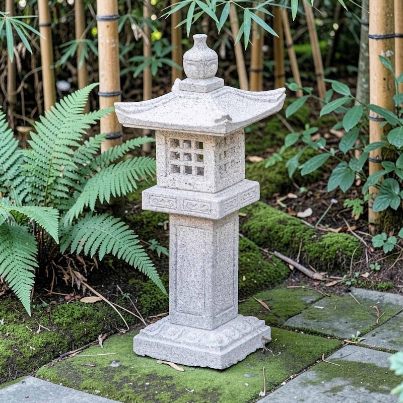 Pagoda Garden Statue Large - Etsy UK