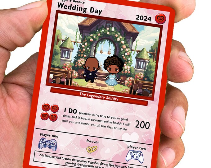 Pokemon Card Wedding Invite - Etsy Canada