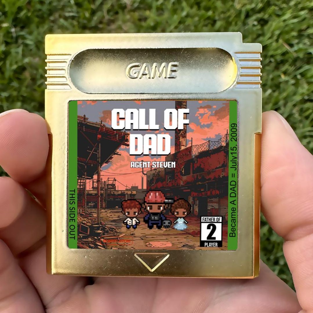 Personalized Call of Dad Cartridge - Custom Gift for Dads ...