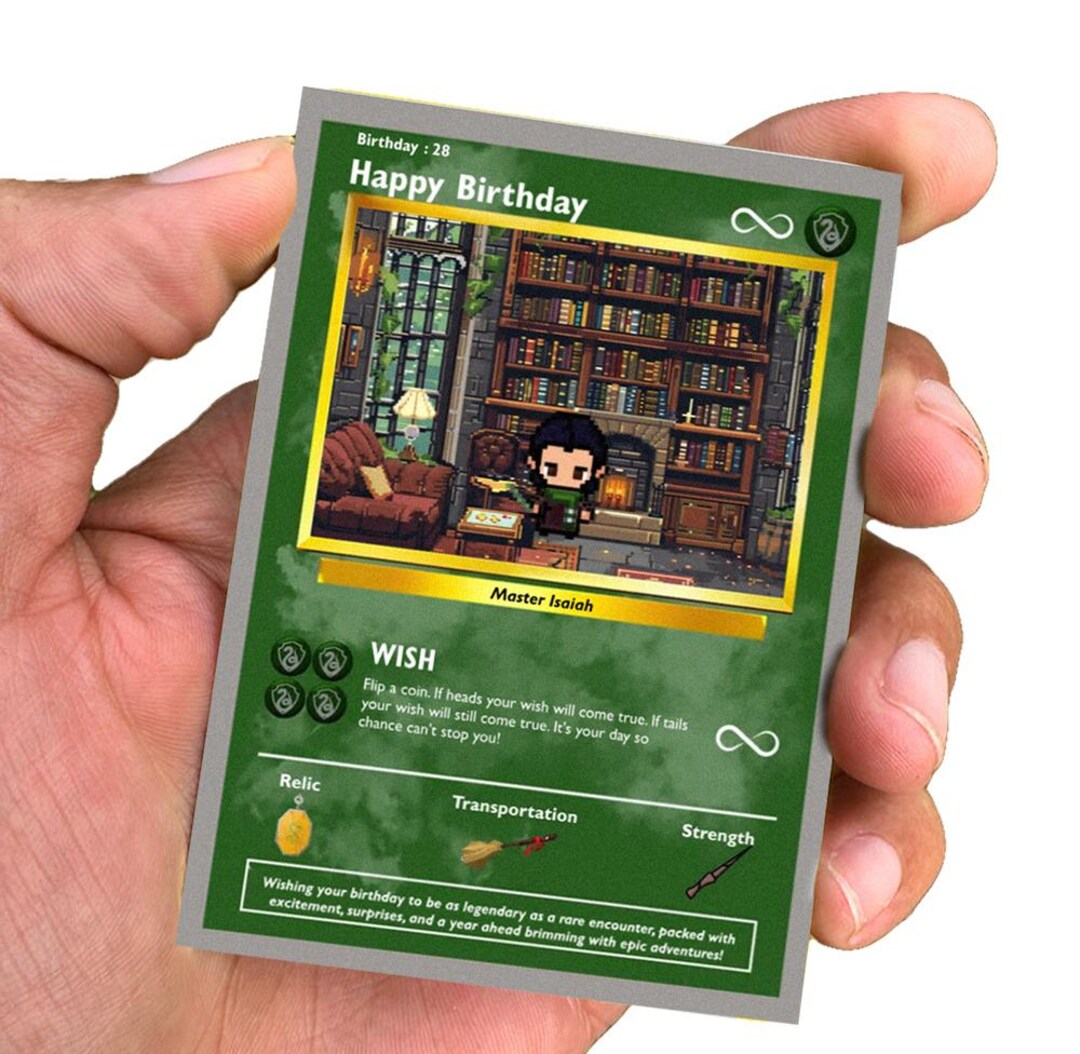Personalized Wizards Card - Custom Gift for Wizards - Build Your Own ...