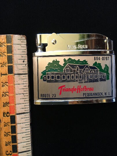 Vintage Rosen-nesor Lighter-triangle Hofbrau - Etsy