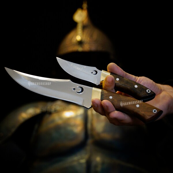 Double Knife Sheath - Etsy