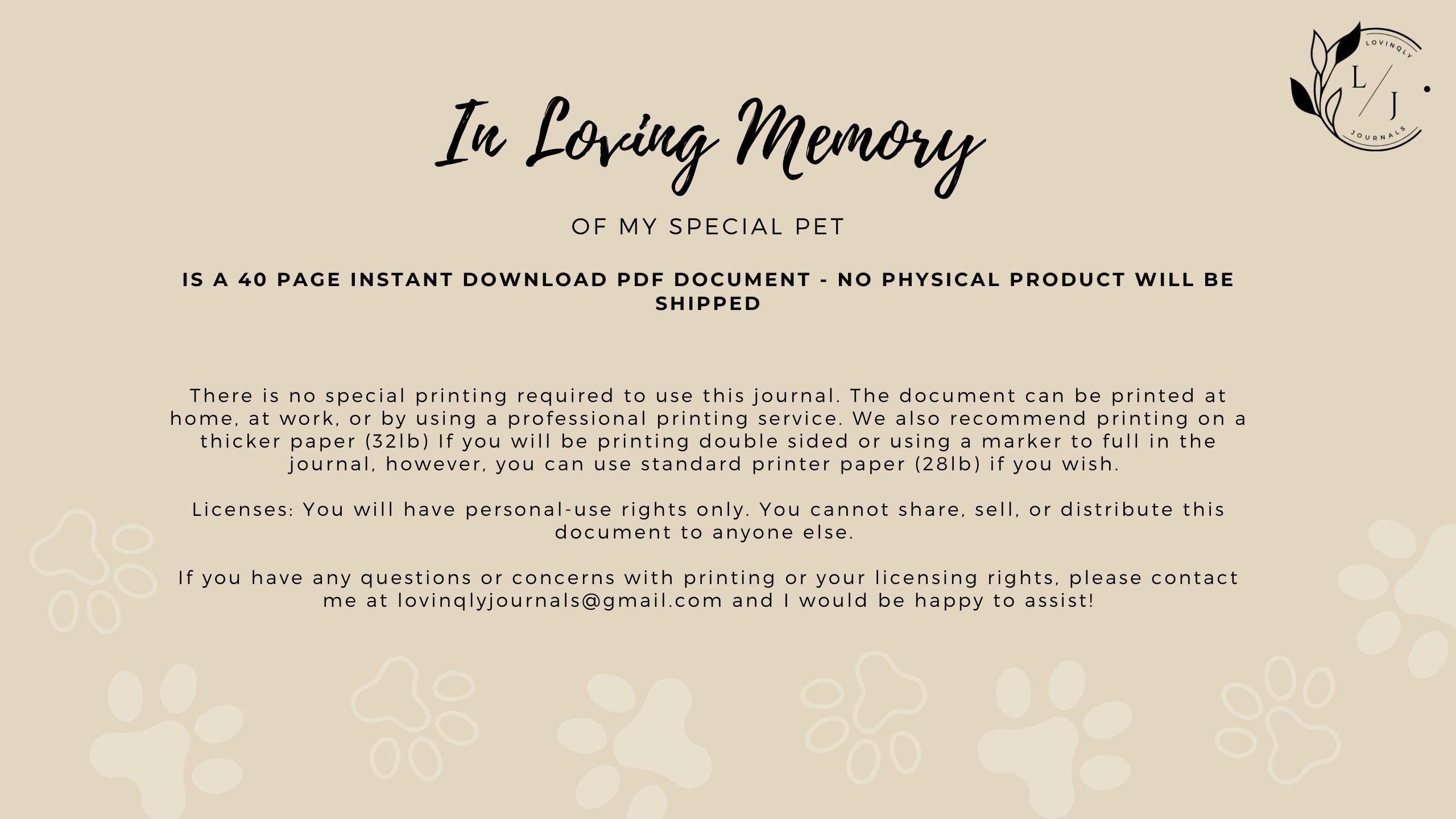 Pet Loss, Grief Journal, Pet Memory Book, Animal Memorial, Pet Sympathy ...