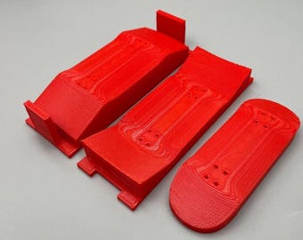 DIY Fingerboard Mold & Shaper 96mmx35mm , 49mm Wheelbase, 20º Kick 3D ...