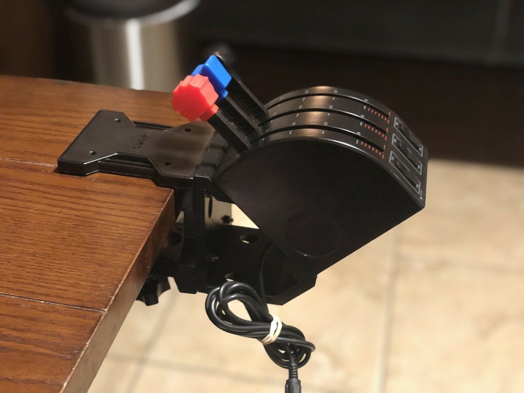 45 Degree Tilt Adapter for Saitek/logitech Flight Sim Throttle Quadrant ...