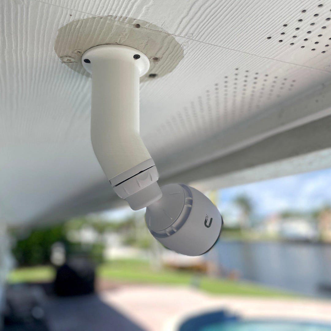 Soffit Mount for Unifi G4, G5, G6 Bullet Cameras - Secure & Discreet ...