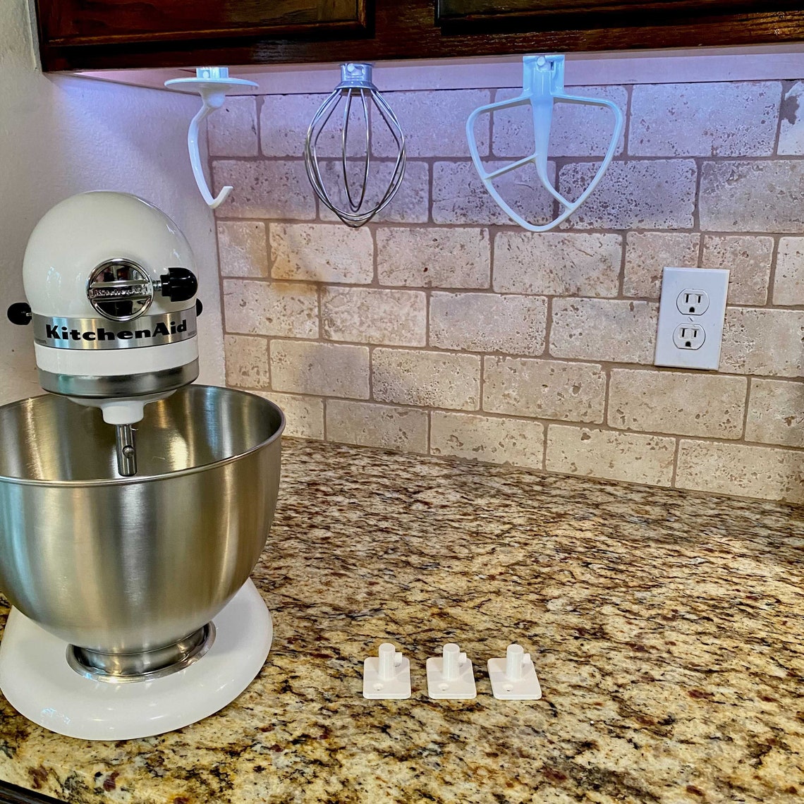 Kitchenaid Tool Holder 4 Set Under Cabinet Storage Mount - Etsy