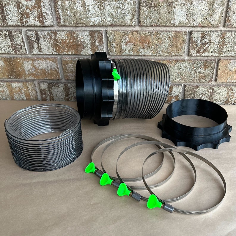 6-inch Port Magnetic Dust Collector System 10PC Starter Kit - Quick ...