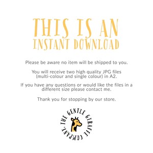 Inspiring Giraffe-themed Values Children's Poster, Educational, Kids ...