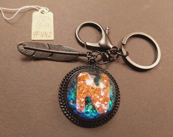Letter N Keychain - Etsy