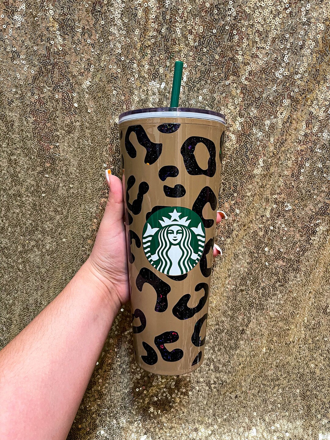 Custom Snow Globe Tumbler Chita Print Peek-a-boo - Etsy