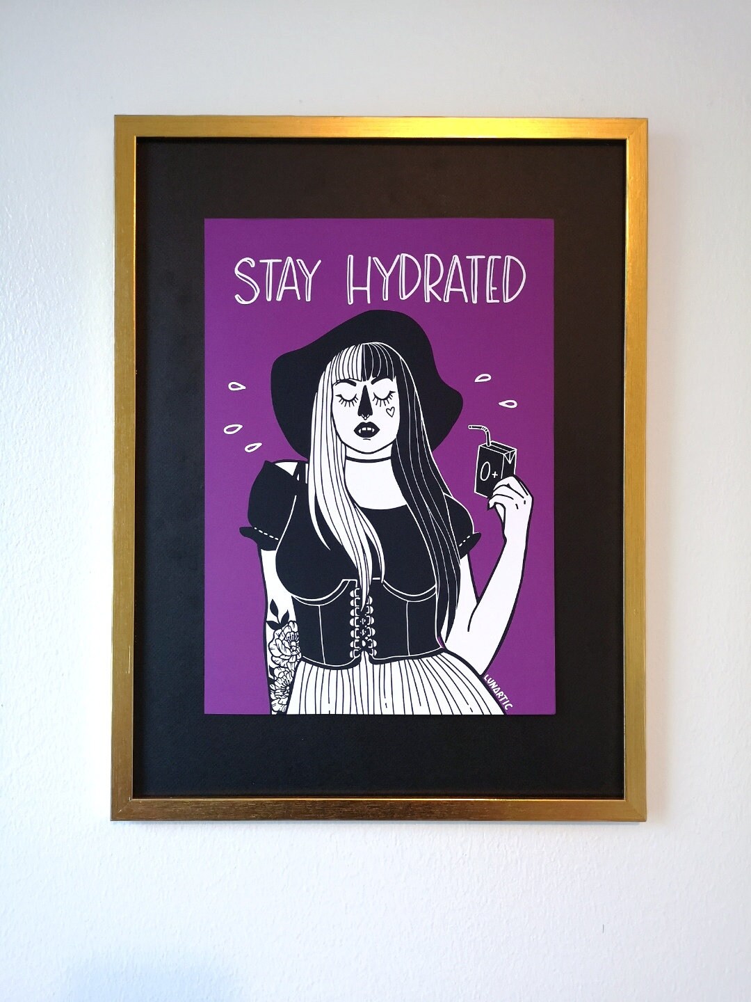 Stay Hydrated print A4 - Etsy