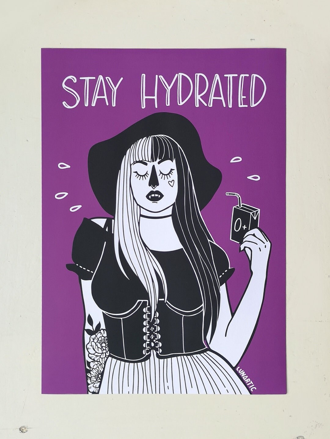 Stay Hydrated print A4 - Etsy