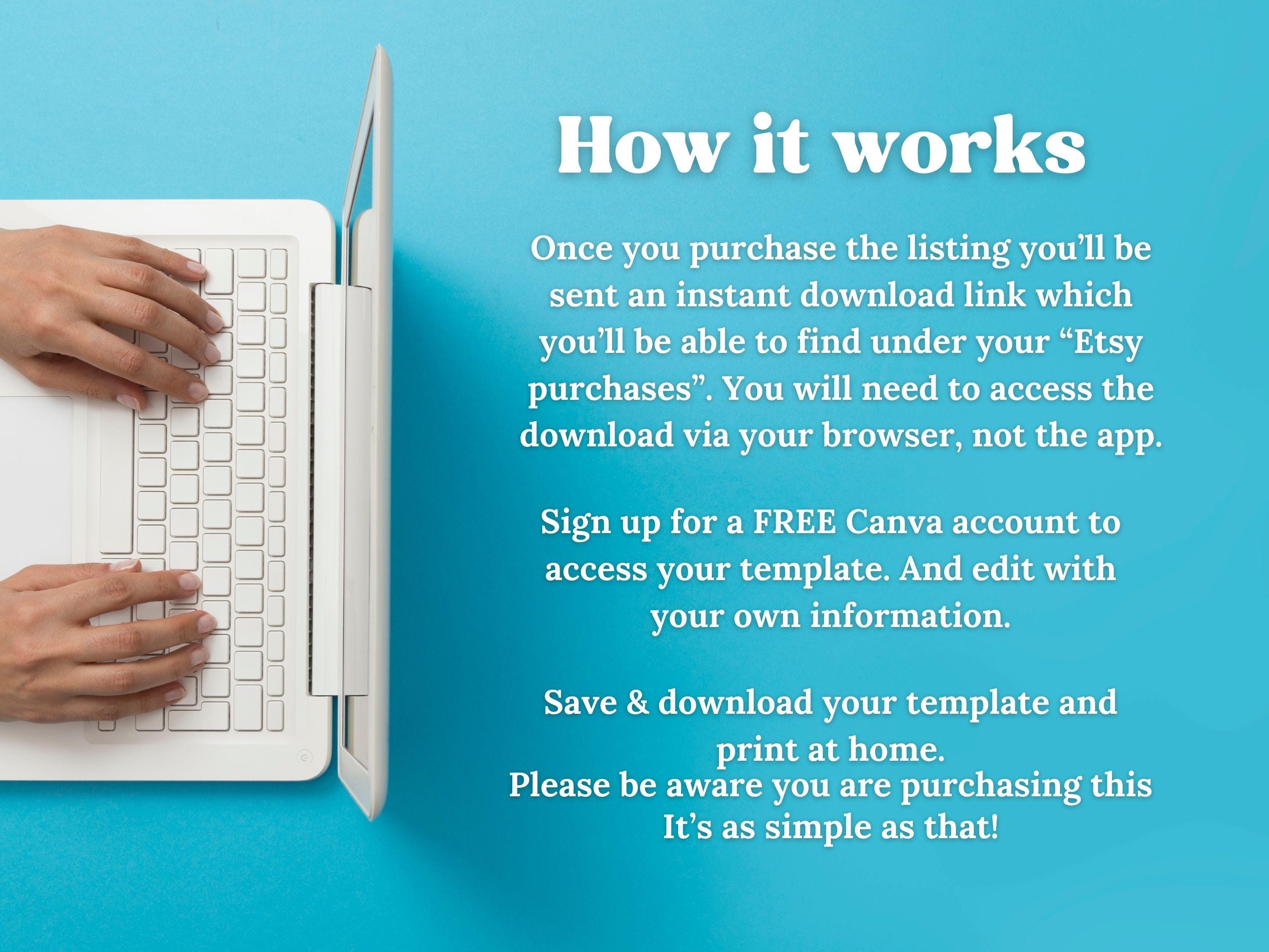 Blue Afternoon Tea Menu, Instant Digital Download Phone, Classy Garden ...