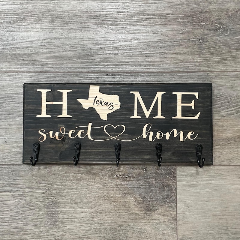 Home Sweet Home Key Holder - Etsy