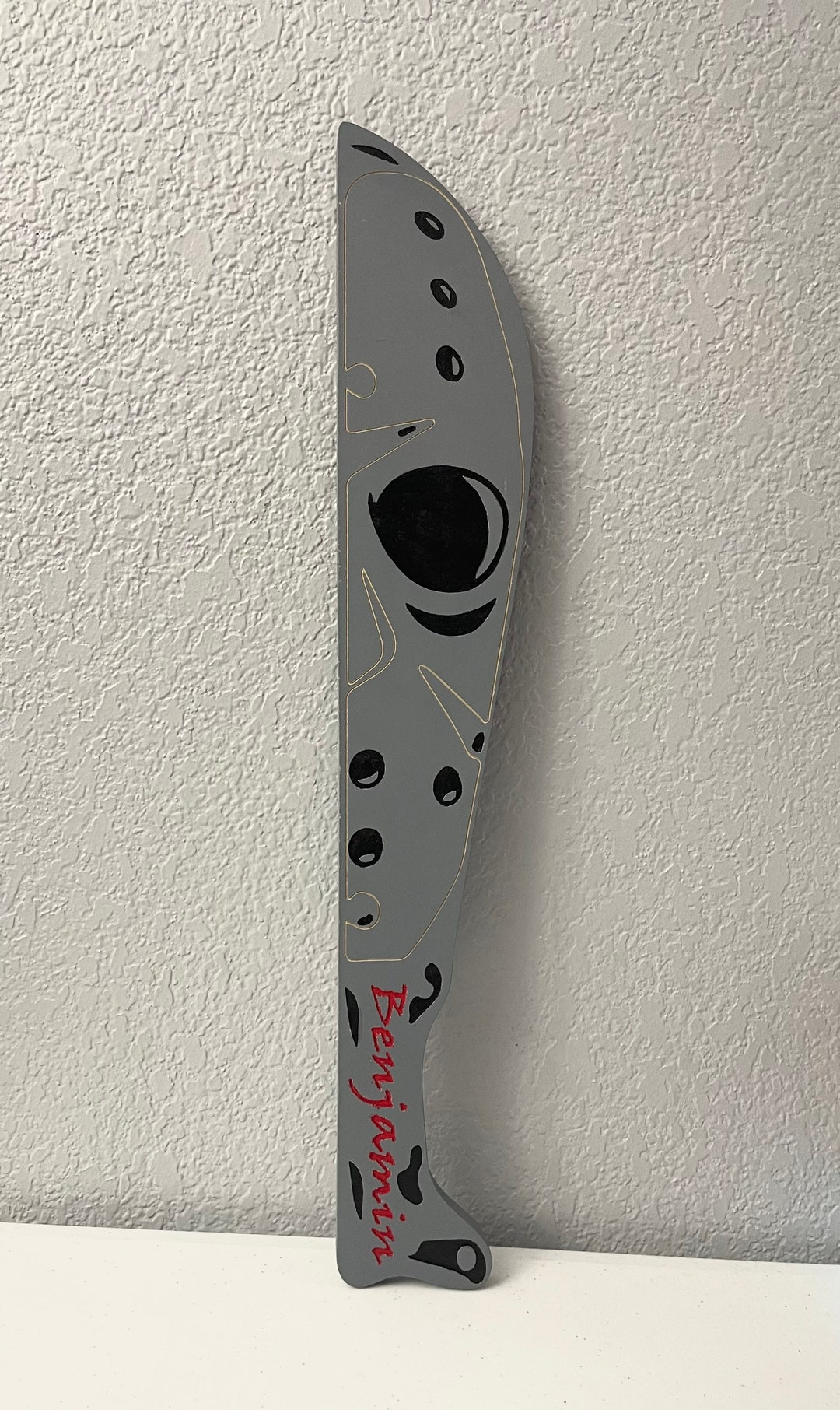 Personalized Wooden Piece, Horror Sign, Jason, Jason Knife, Scary, Halloween, Home Decor - Etsy