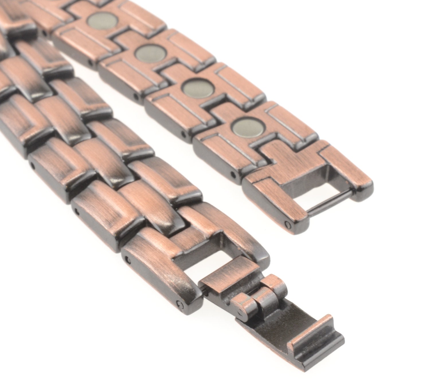 Copper Magnetic Bangle With Chain Style Band and 20 Magnets - Etsy