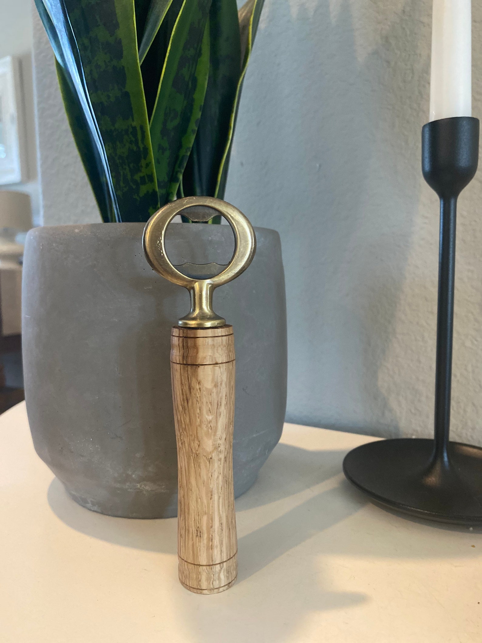 Hand-turned White Oak Bottle Opener - Etsy