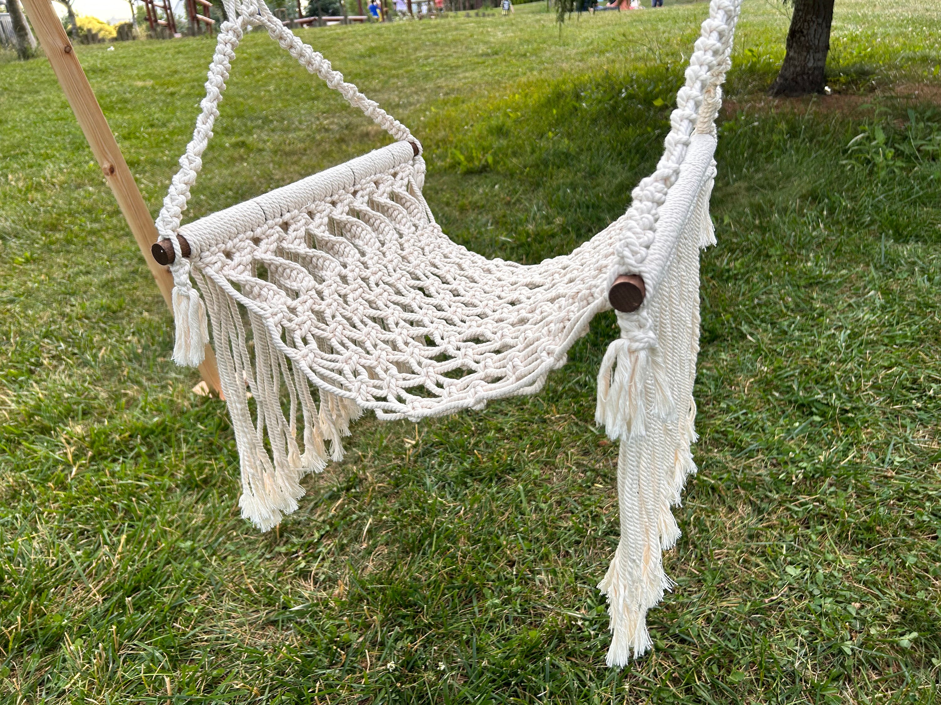 Swing Macrame Backyard Swing Boho Swing Indoor&outdoor Tree Swing Swing ...