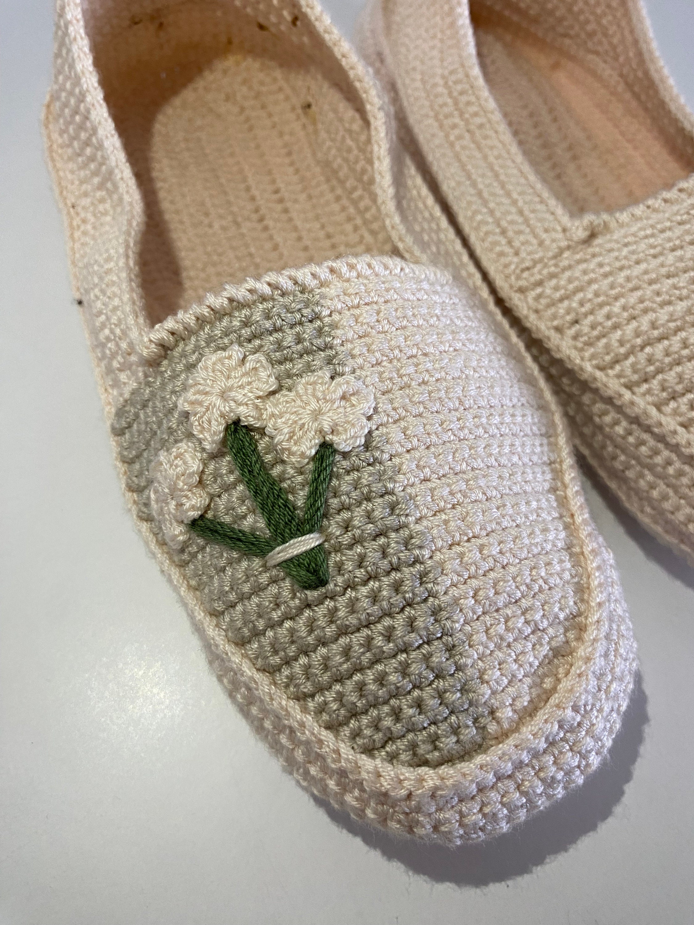 Macrame Women Slipper, Macrame Home Shoes, Gift for Her, Gift for ...