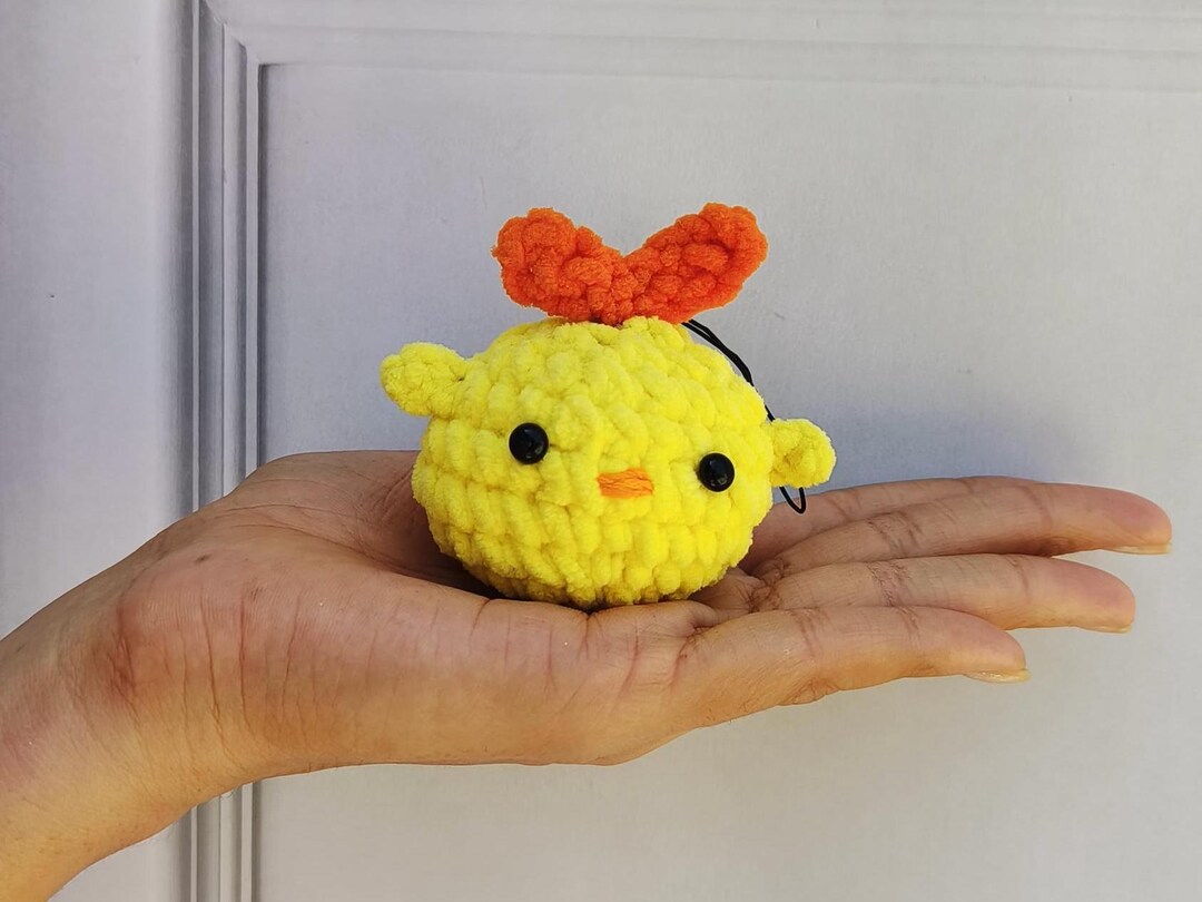 Crochet Pattern Baby Chick Keychain,amigurumi Tutorial PDF in English ...