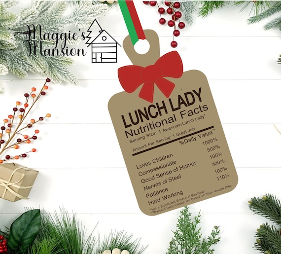 Lunch Lady Cutting Board Ornament | Etsy