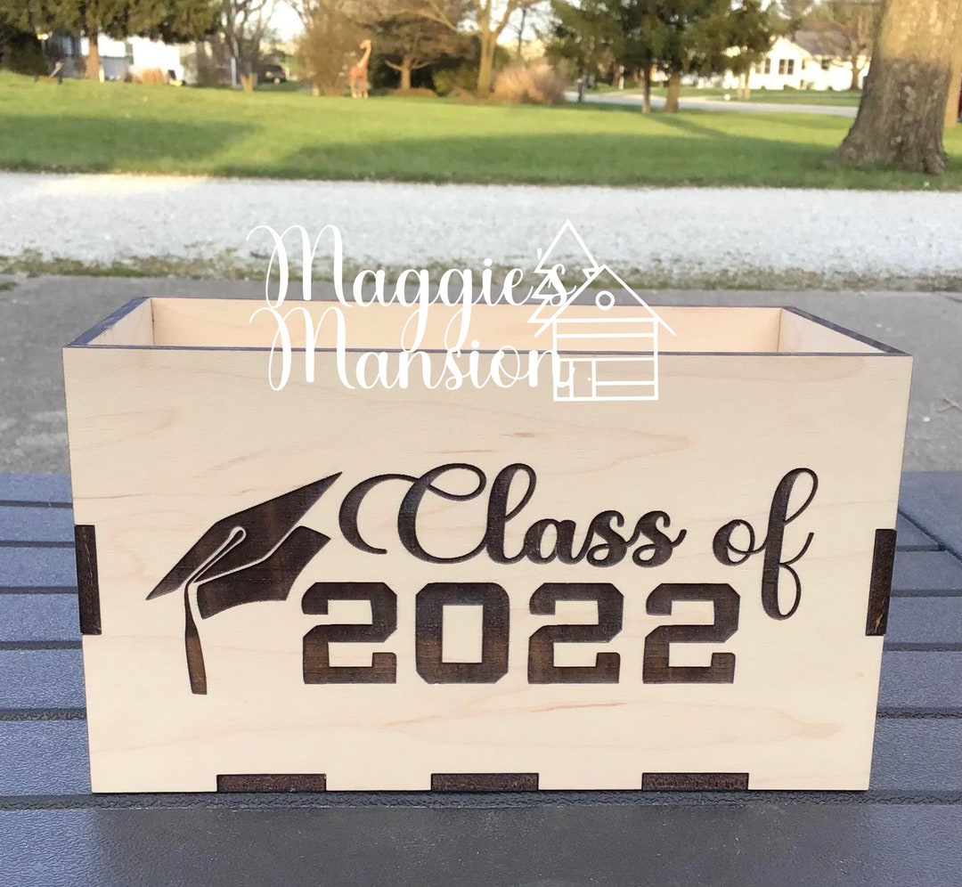 Graduation Small Engraved Crate - Etsy
