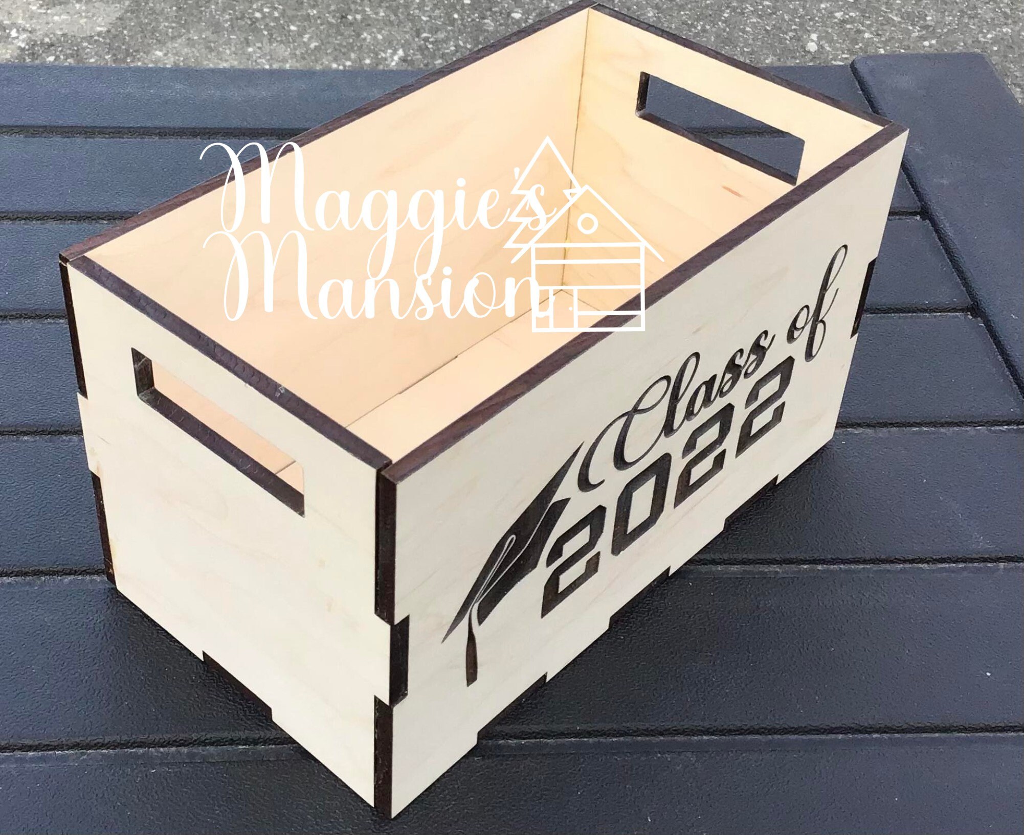 Graduation Small Engraved Crate - Etsy