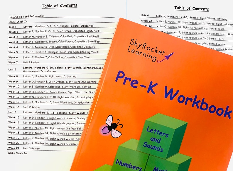 Get Ready for Kindergarten With Our PRINTED Pre-k Curriculum Program ...