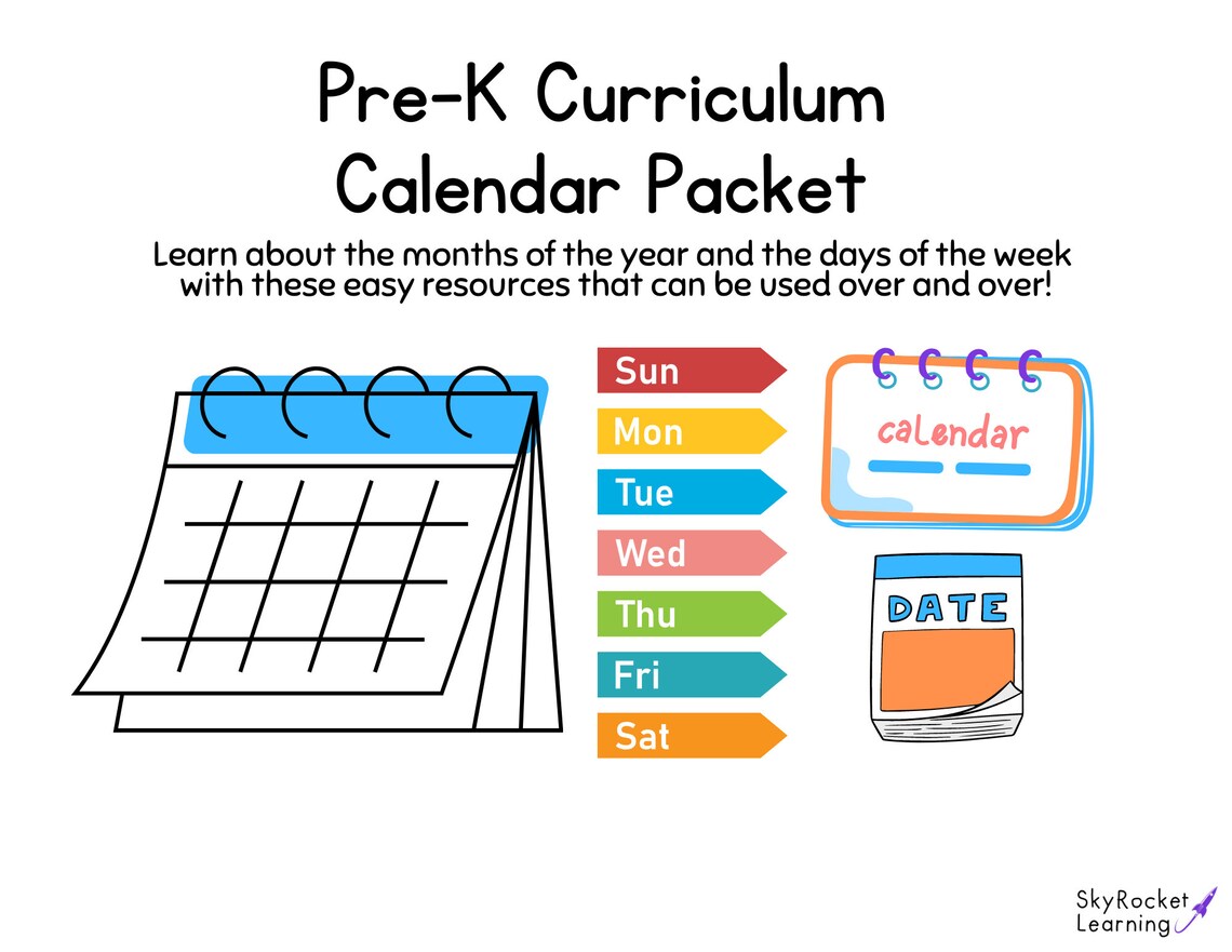 Digital Download Pre-k Curriculum Program - Etsy