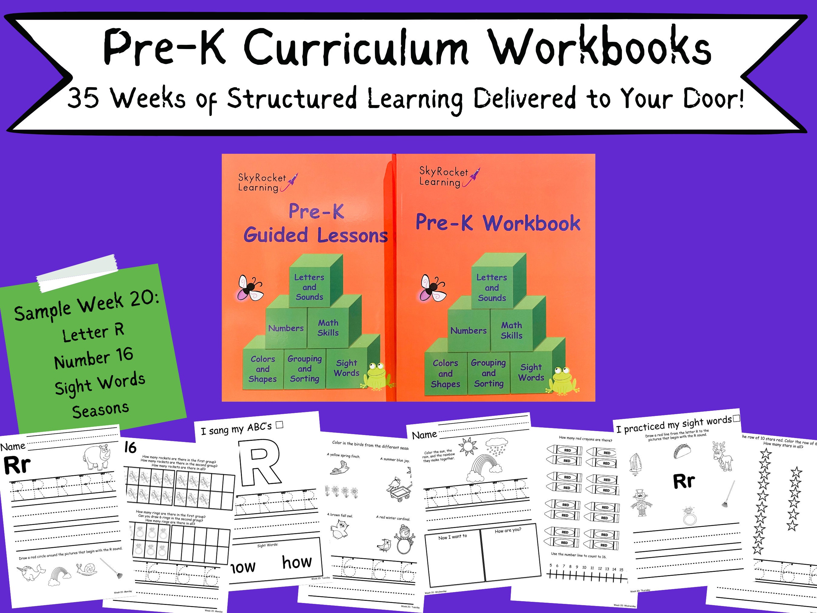 Get Ready for Kindergarten With Our PRINTED Pre-k Curriculum Program ...